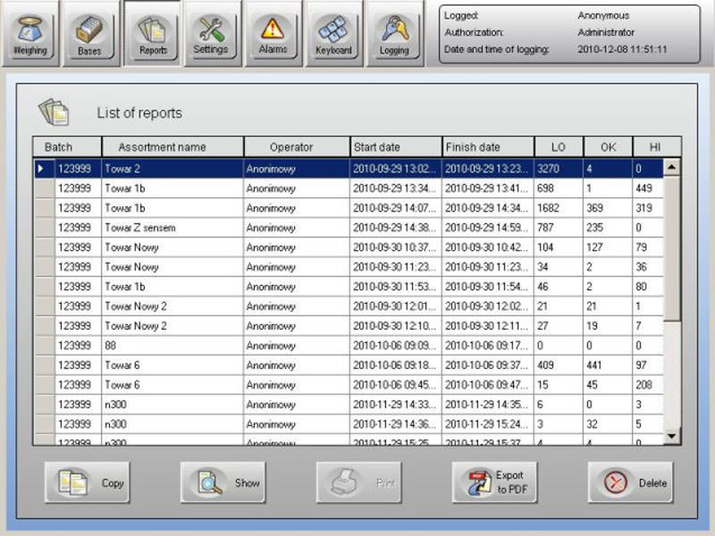 dwrh_screen02b - MWS Weighing Solutions